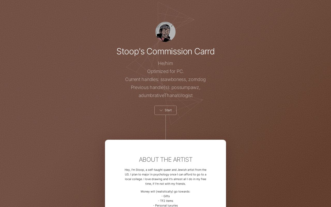 STOOP'S ART COMMISSIONS